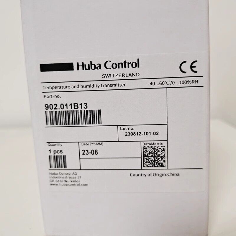 new HUBA duct type temperature and humidity sensor 902.011B13 0-10V -40 ...
